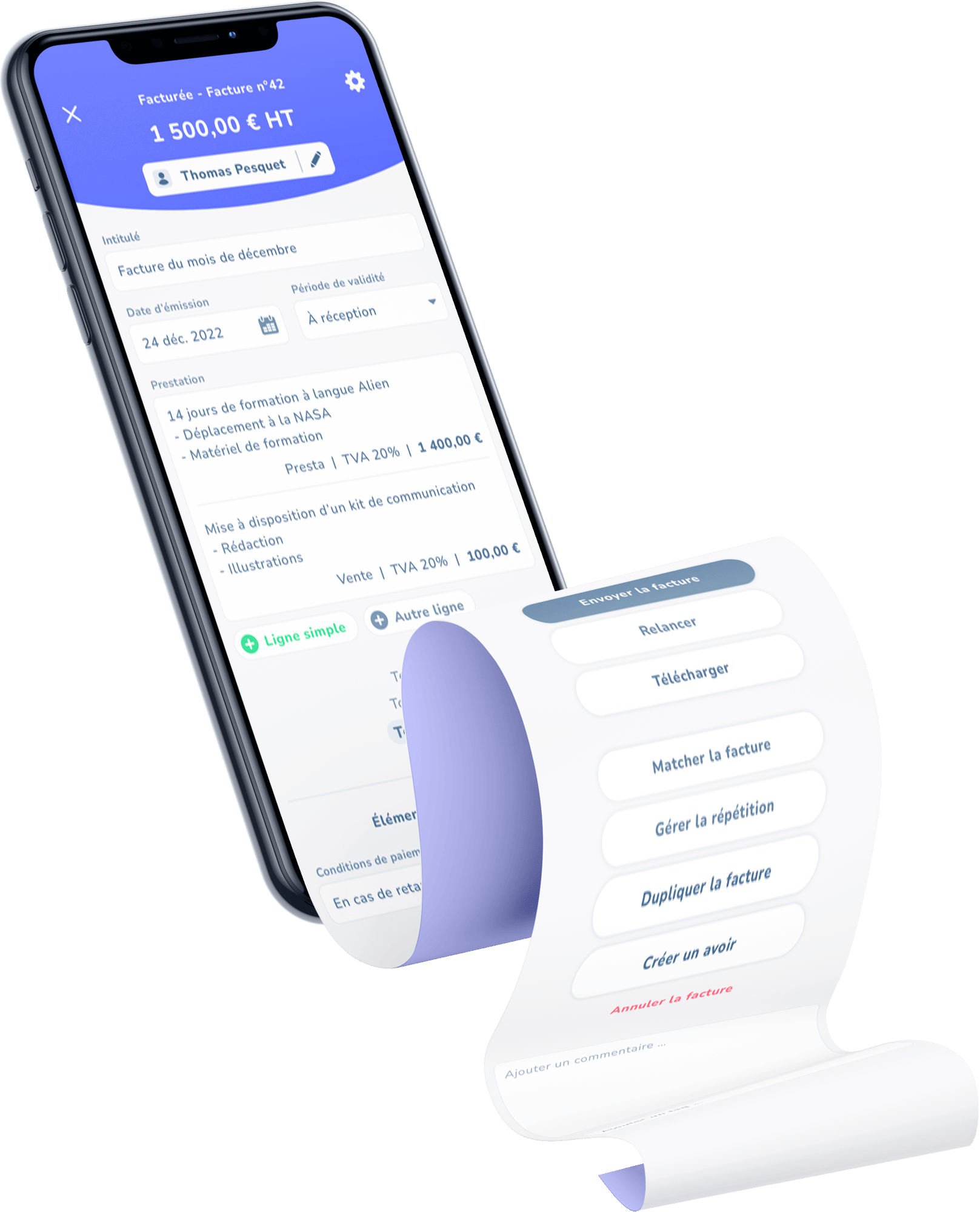 Logiciel et plateforme de facturation électronique